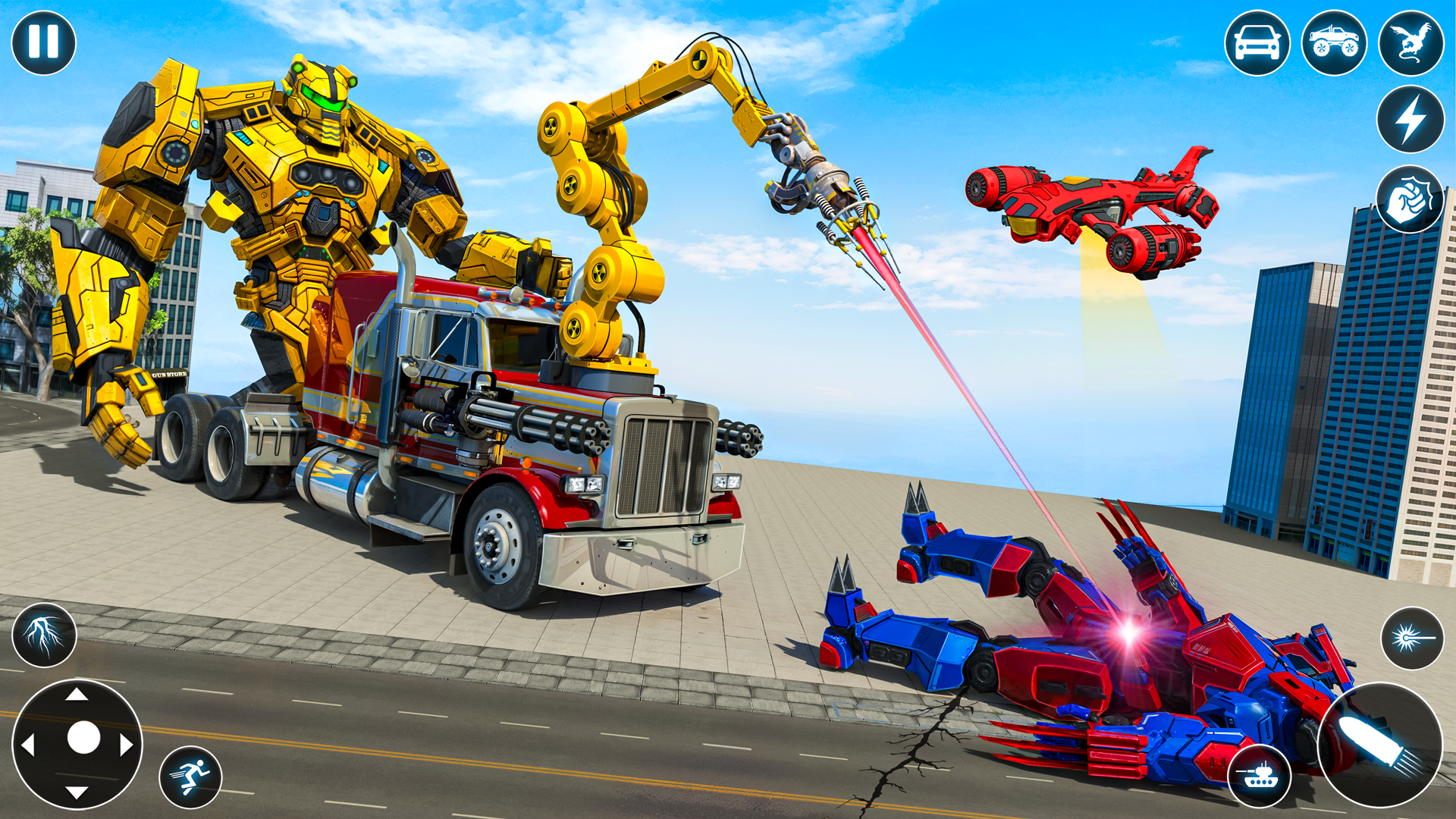 Mech Robot Transforming Game, Robot Shooting Game, Robot Transforming ...