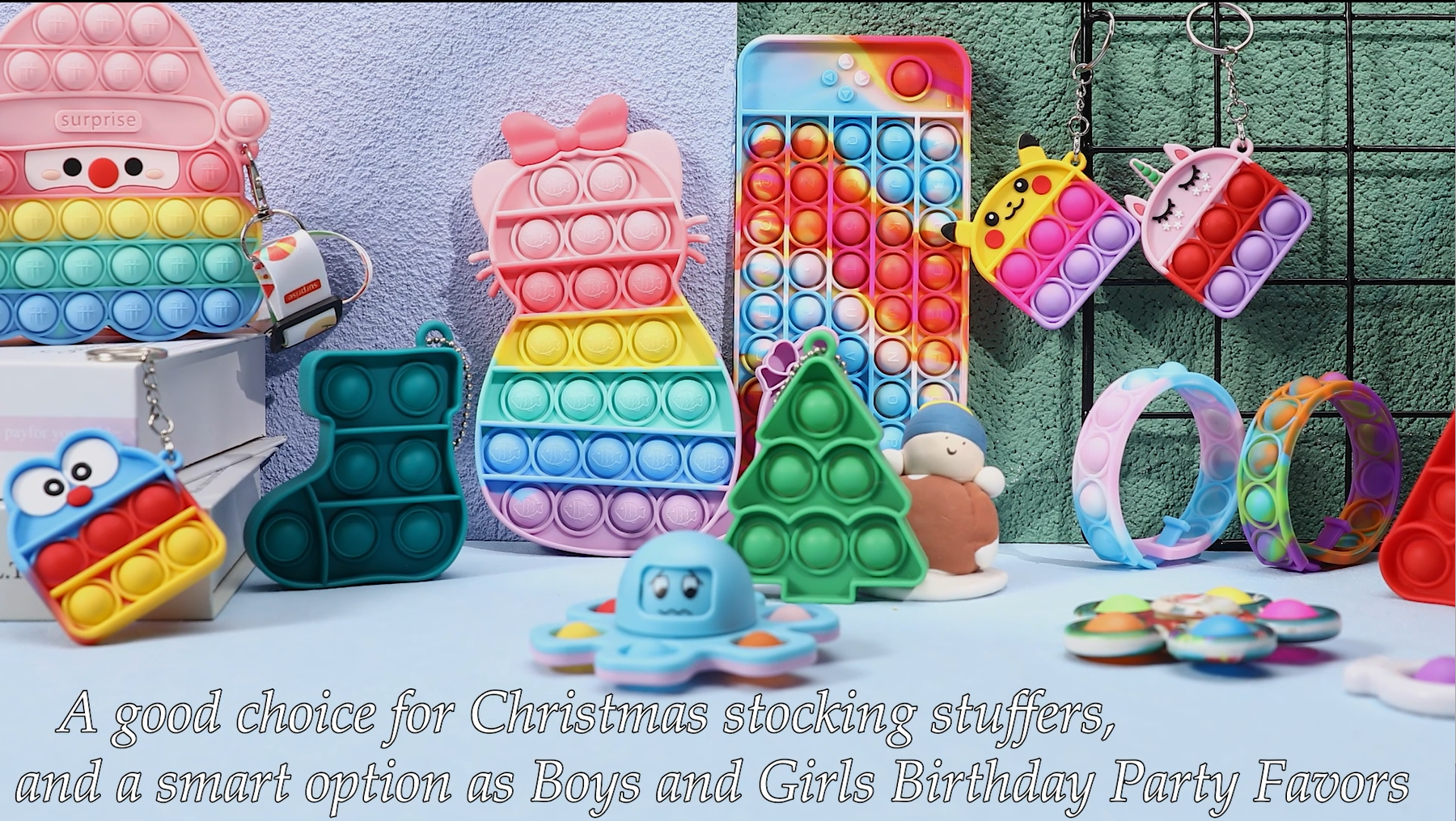 Watch Fidget Toys , Fidget Popit Pack, Christmas stocking stuffers on ...