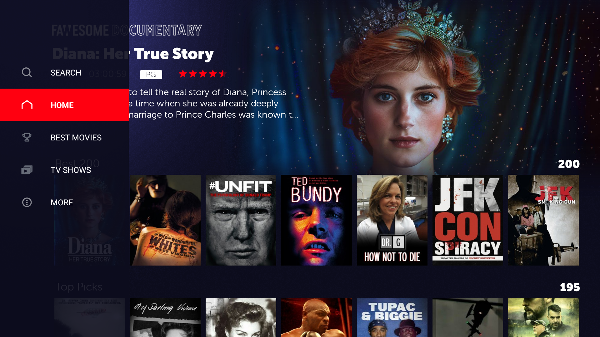 Documentary Movies & TV by Fawesome - App on Amazon Appstore