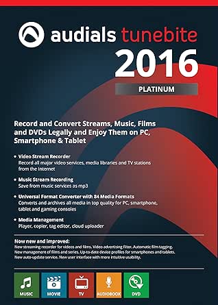 Amazon.com: Audials Tunebite 2016 Platinum [Download] : Software