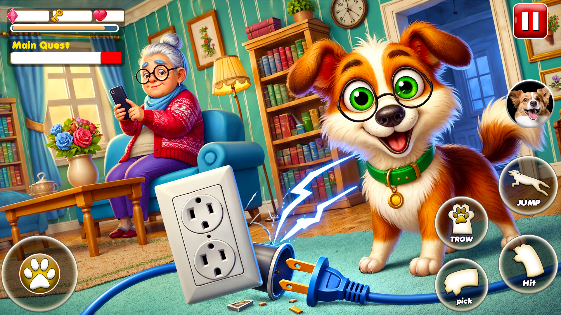 Bad Cat Vs Angry Grany Game, Angry Gran Vs Bad Cat Sim 3D, Bad Cat ...
