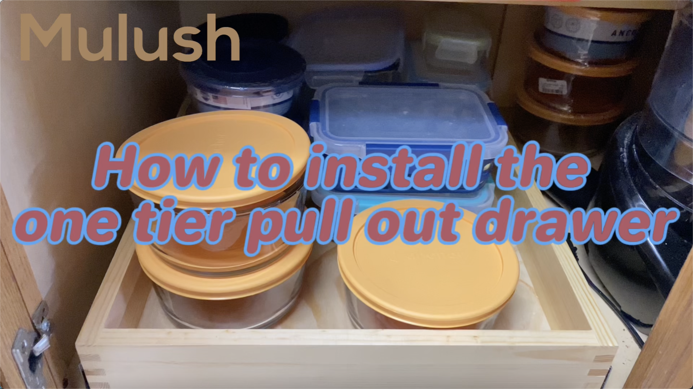 Watch Mulush Pull Out Drawer with Bottom and Side Assembly on Amazon Live