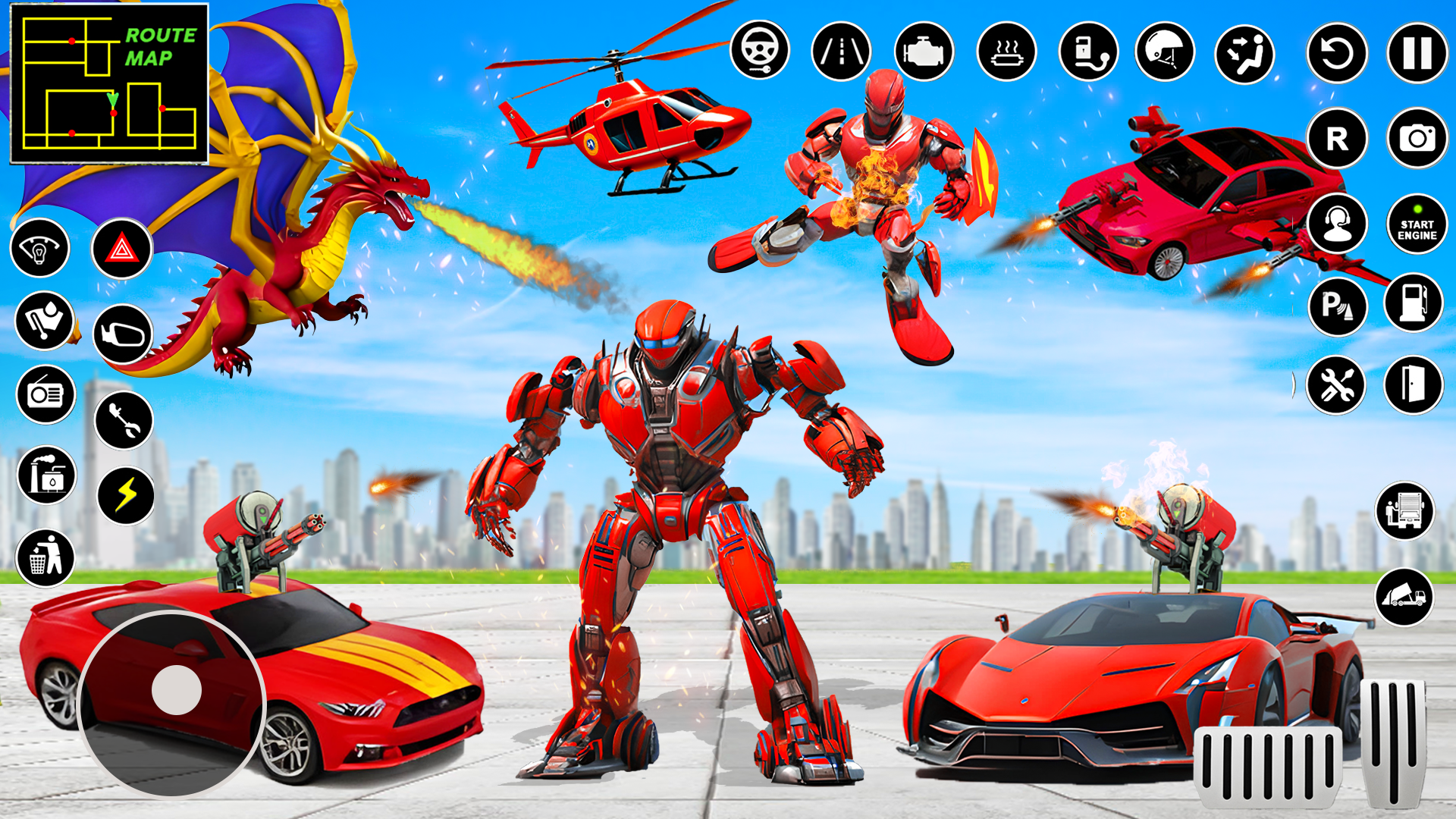 Dragon Robot Mech War Fighting - Transformation Game 2025 - App on ...