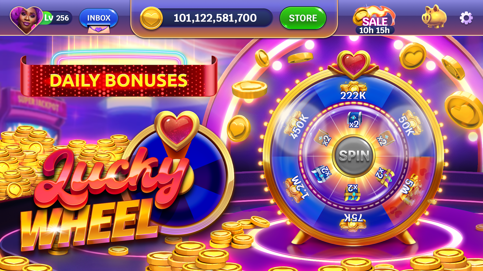 Slots: Heart of Vegas Casino - App on Amazon Appstore
