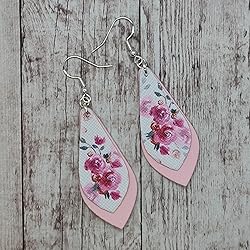 Amazon.com: 19 Pieces Earring Cutting Dies Leather Teardrop Earrings ...