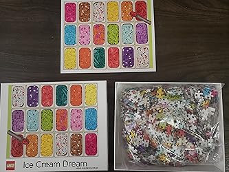 Amazon.com: Lego Ice Cream Dream Puzzle: 1000 Piece : LEGO, Clair ...