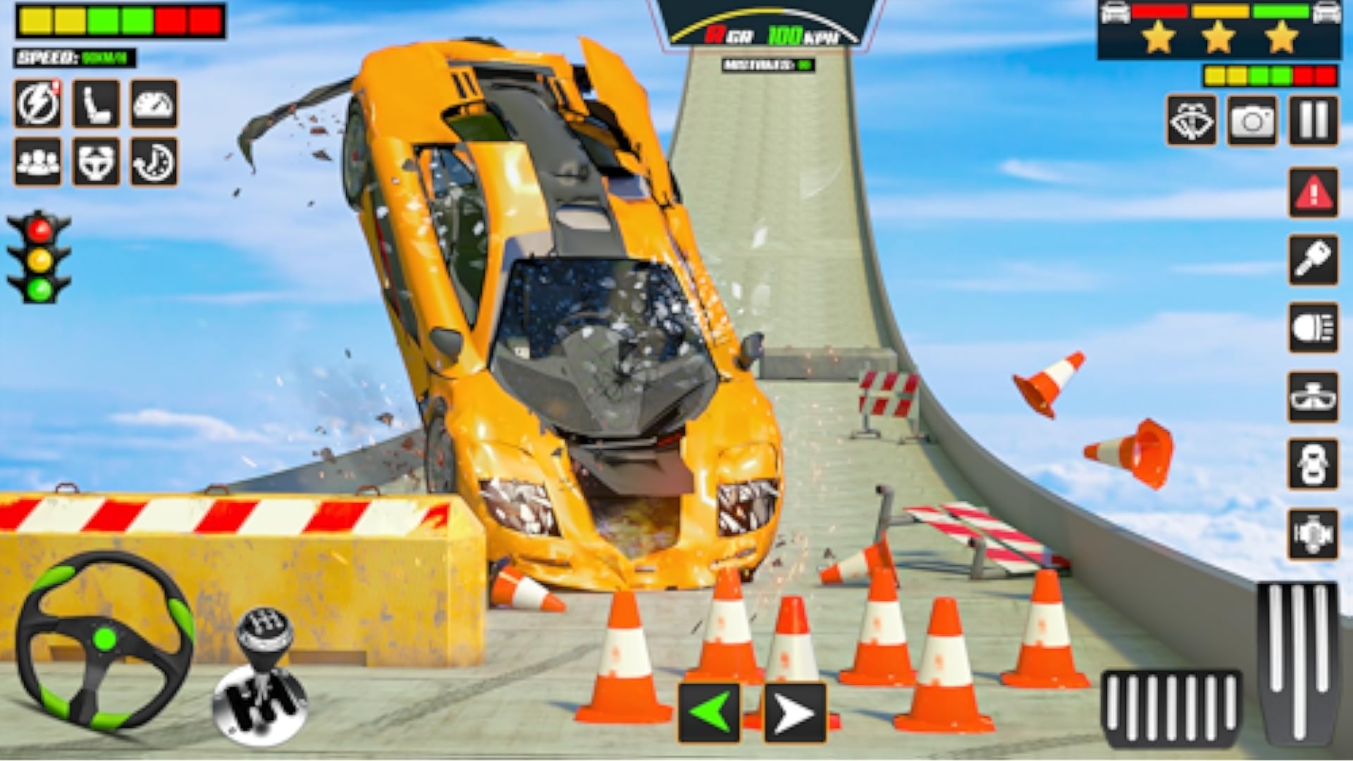 Ramp Car Crash Stunt Spusk 3d Racing Games - Car Destruction Simulator ...