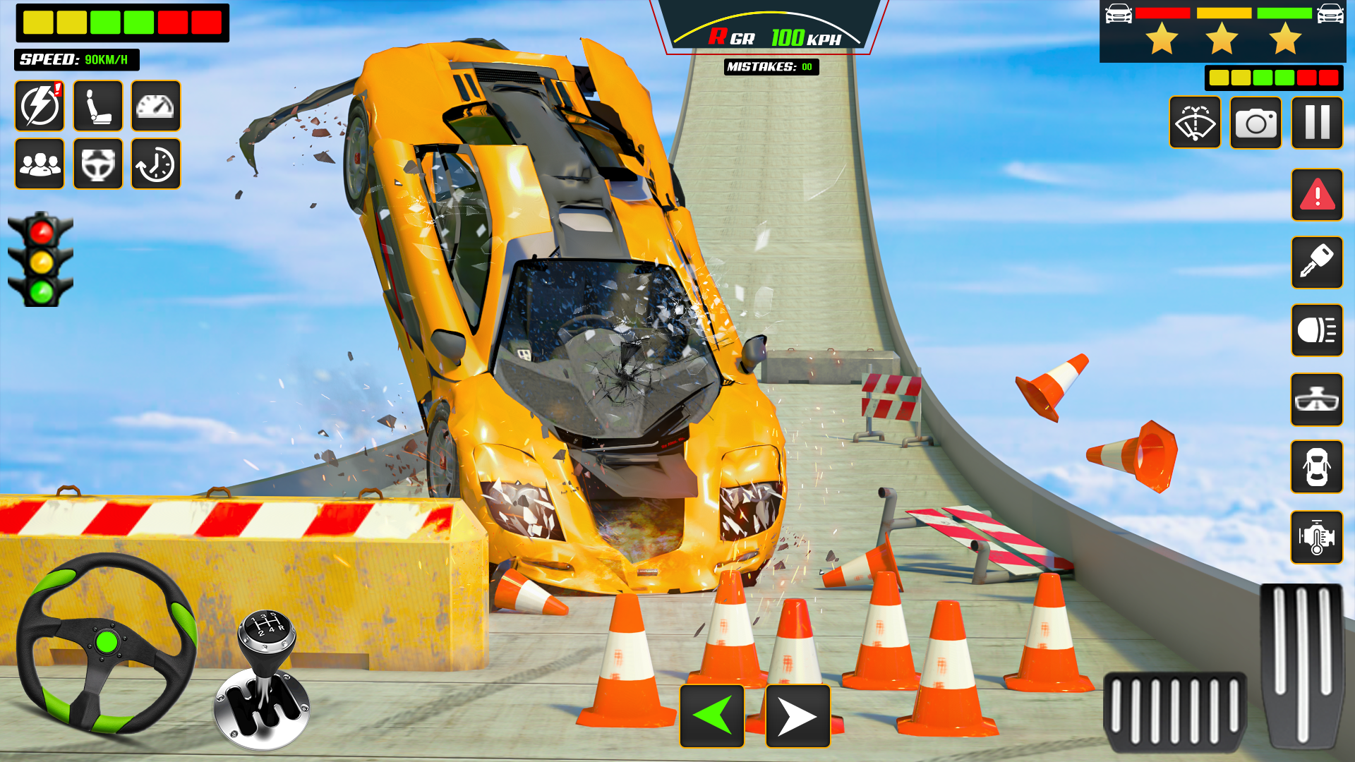 Ramp Car Crash Stunt Spusk 3d Racing Games - Car Destruction Simulator ...