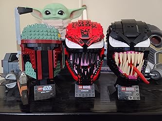Amazon.com: LEGO Marvel Spider-Man Venom Mask Set 76187 Collectible Set ...
