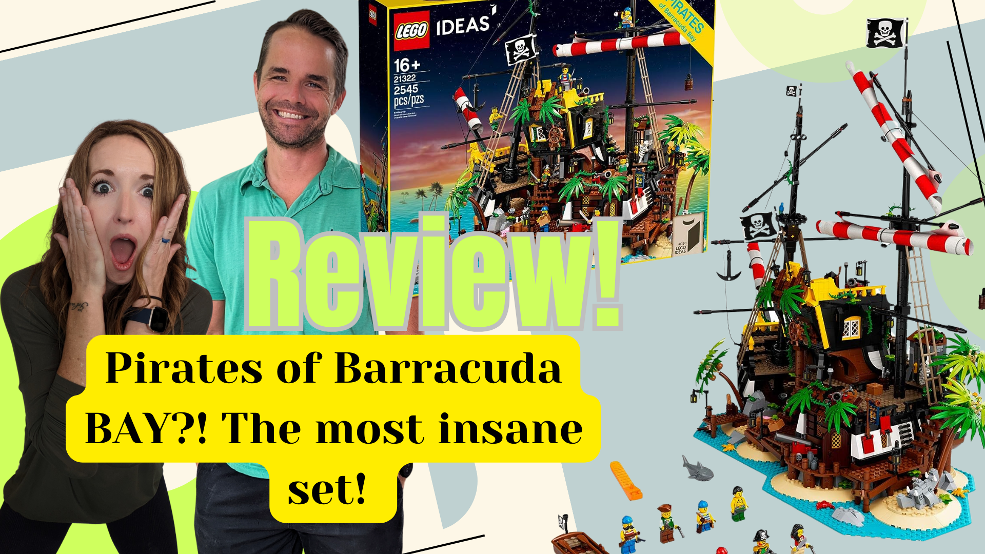 Watch Review Pirates of Barracuda Bay Lego Set! INSANE!!! on Amazon Live