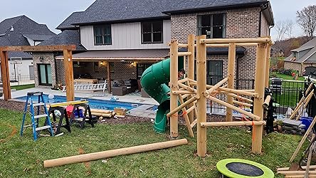 Amazon.com: Backyard Discovery Tall Spiral Tube Slide - Left Exit ...
