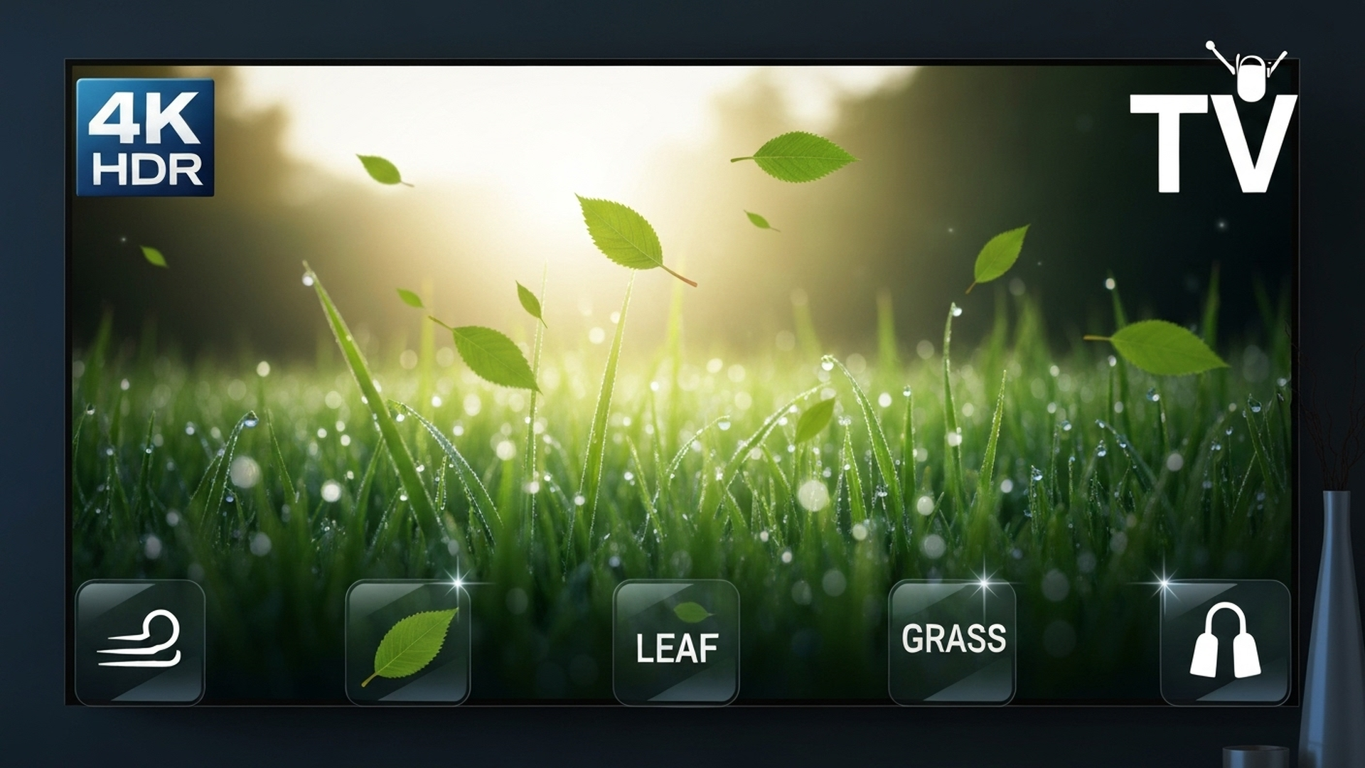Deep Calm Collection 4K – Wind, Leaves, Meadow & Spa Chimes TV ...