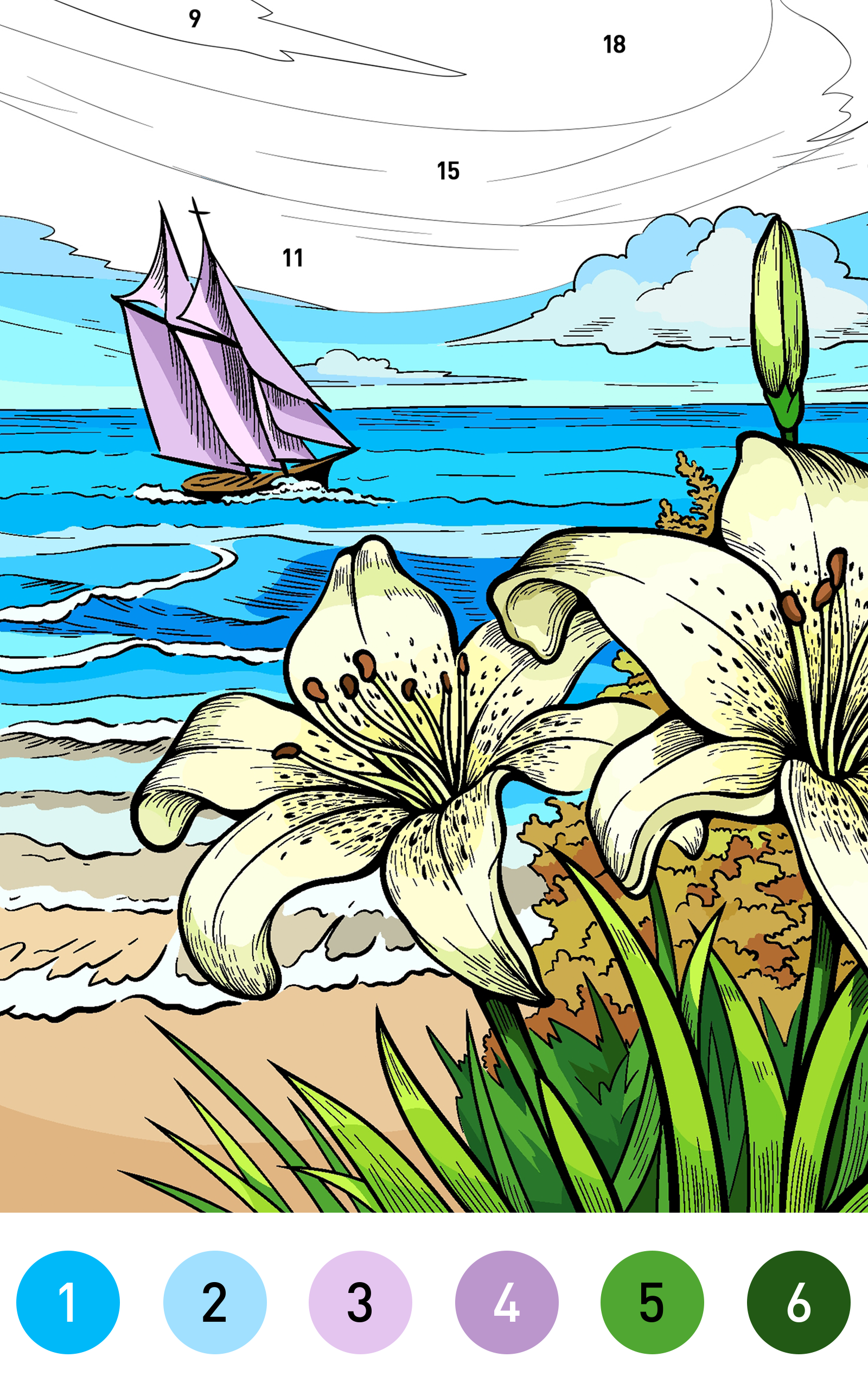 Pop Color - Paint by number - App on Amazon Appstore