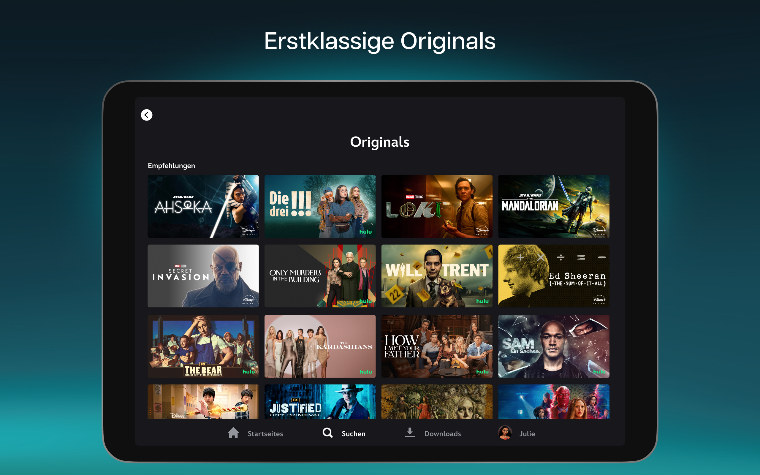 Disney+-App im Amazon Appstore