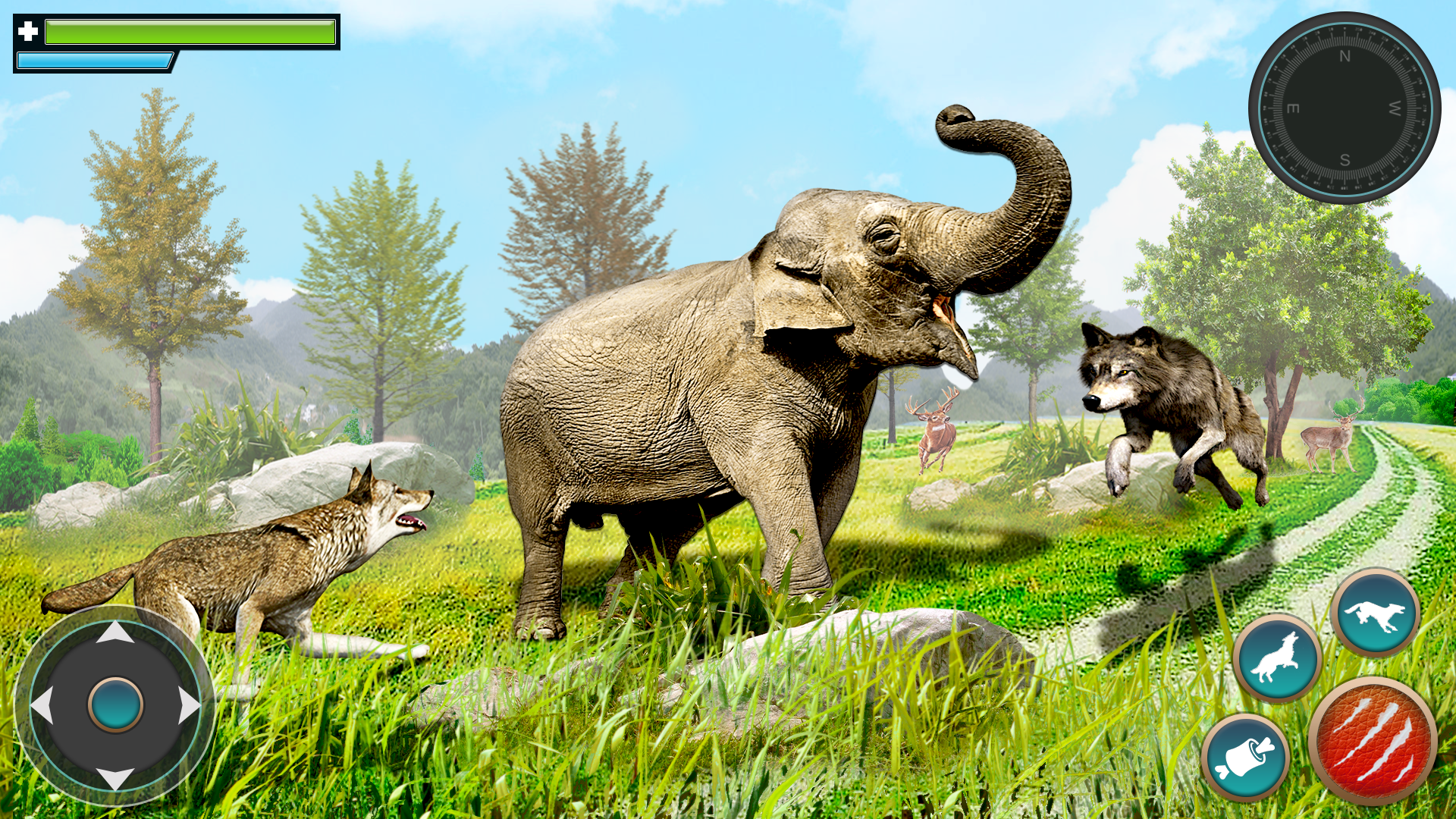 Wild Wolf Simulator Game 3D - Ultimate Wildlife Wolf Attack Animal ...