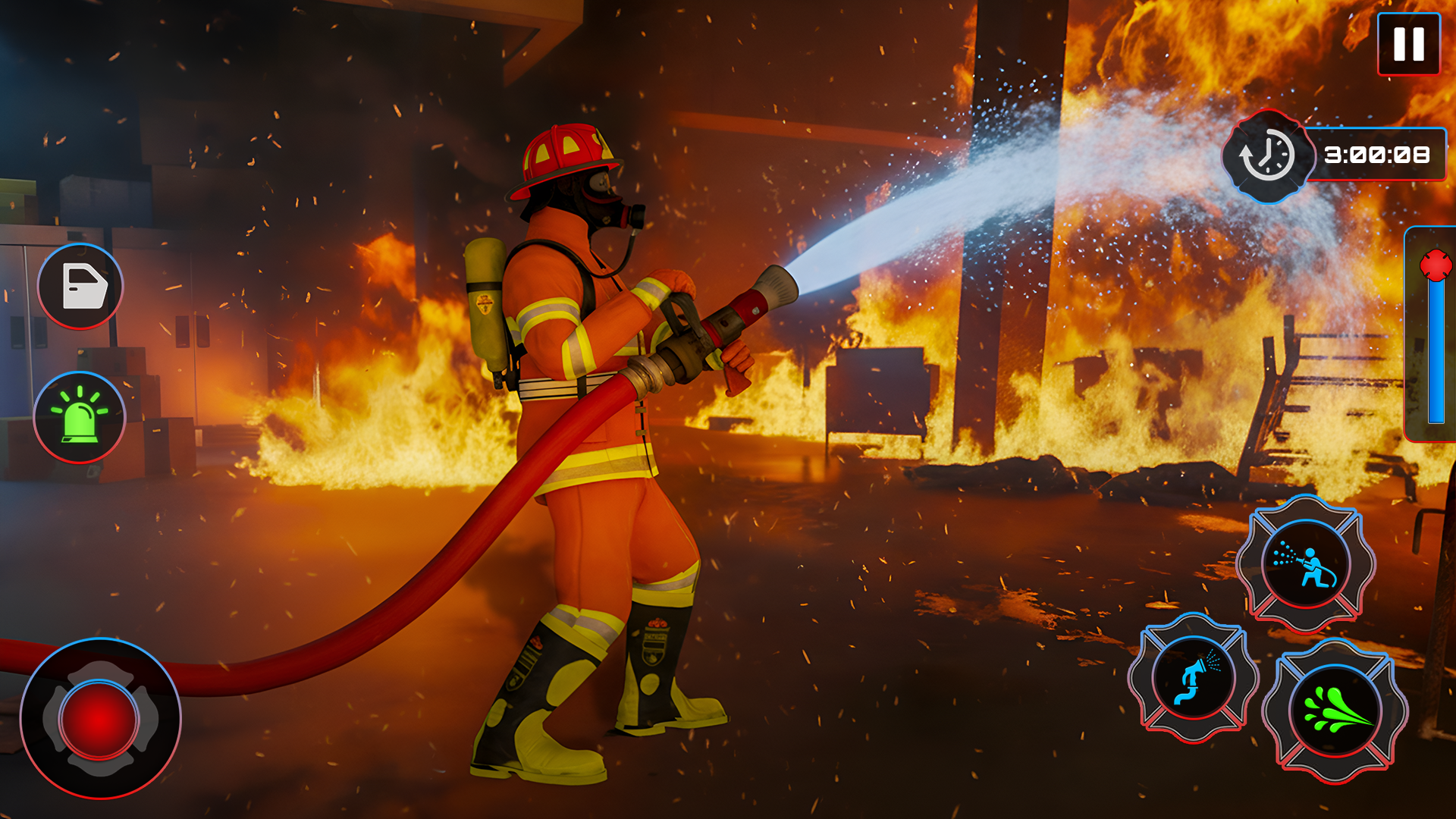 Fire Truck Simulator 2025: 911 Firefighter Emergency Rescue Games - App ...