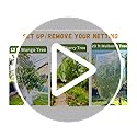 Amazon.com : FiberX Large Fruit Tree Netting Frame Kit, 50x50 FT Bird ...