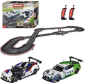 Amazon.com: Carrera Digital Electric Slot Car Racing Track Set Includes Two Cars & Two Dual ...