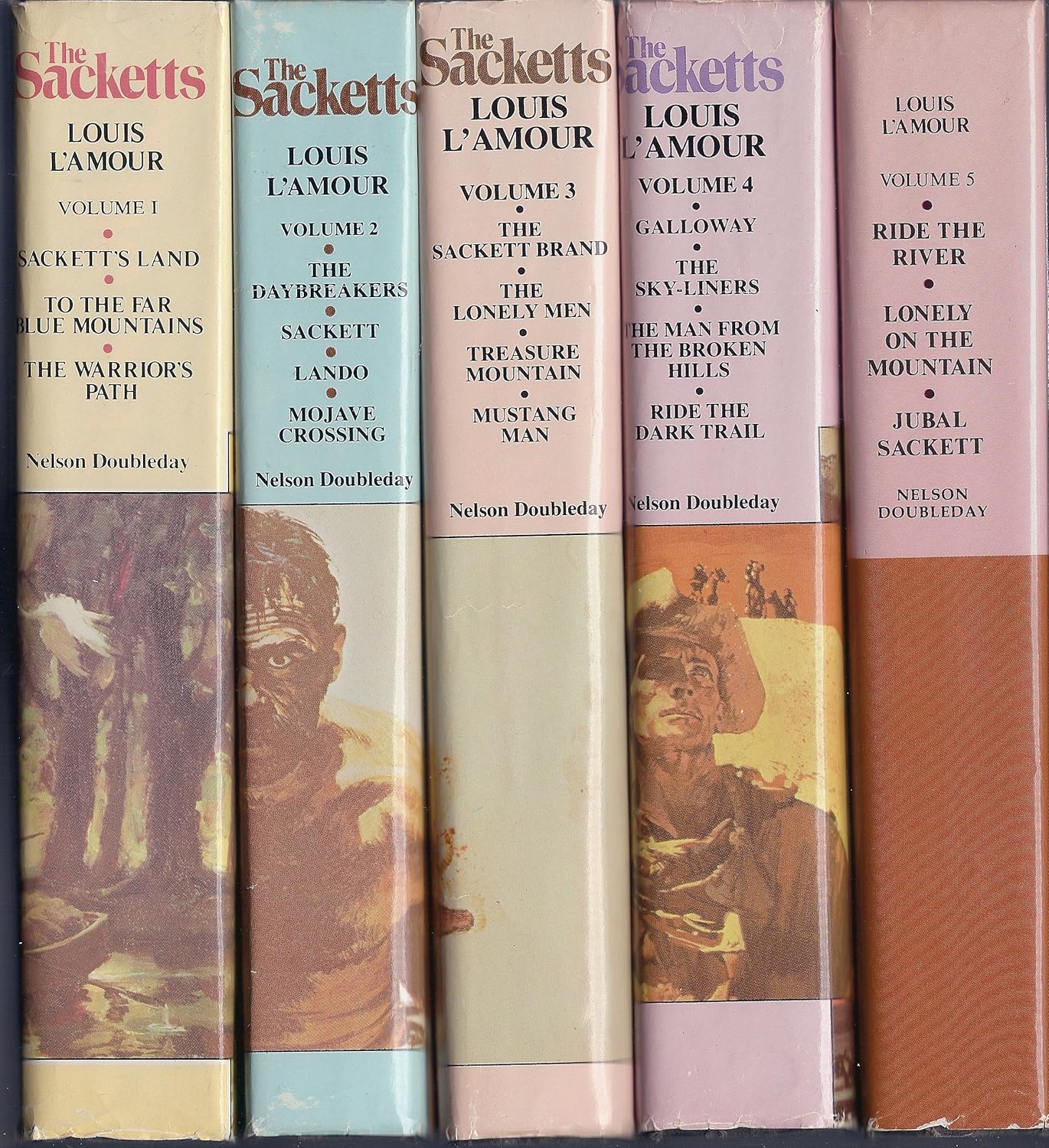 The Sacketts, 5 Volume Set, 18 Titles: Louis L'Amour: Amazon.com: Books