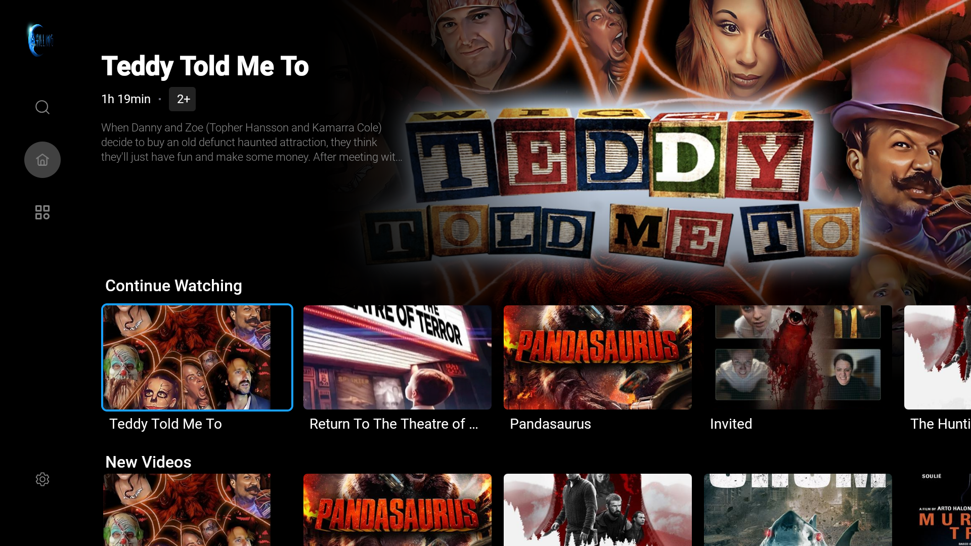 Chilling: Horror Movies & More - App on Amazon Appstore
