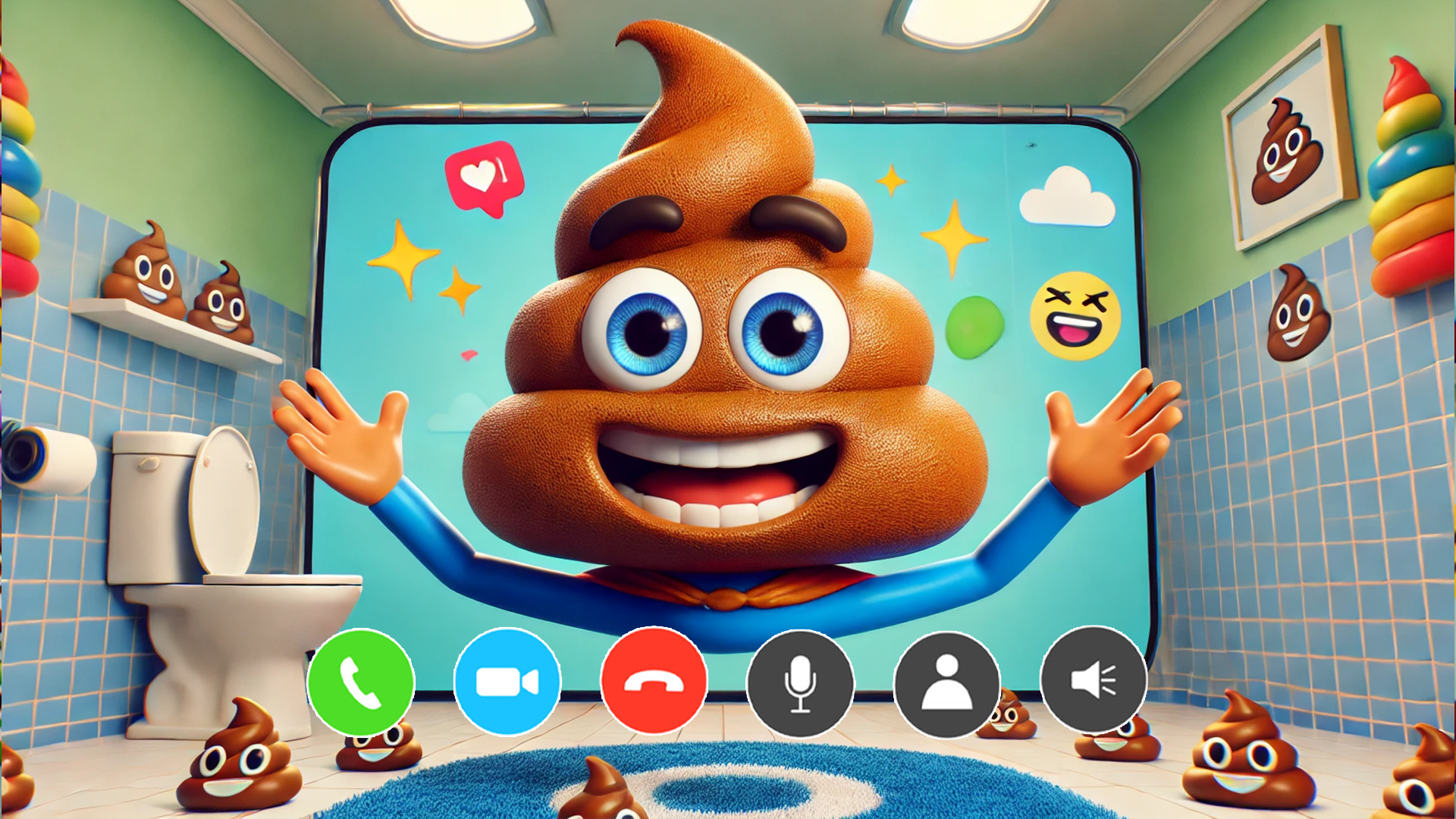 Mr. Poop Funny Video Call – Hilarious Fake Prank App for Kids and ...
