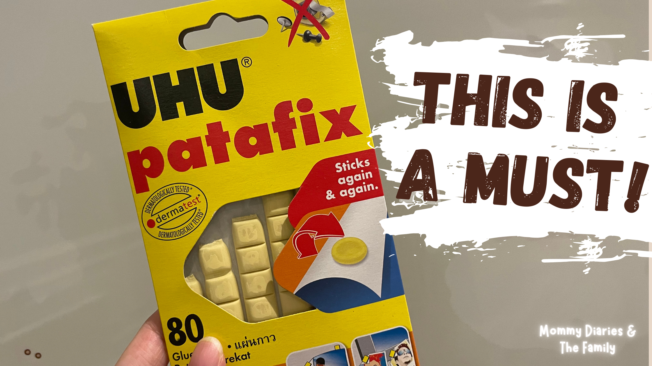 Watch How to use UHU Patafix reuseable adhesive!? on Amazon Live