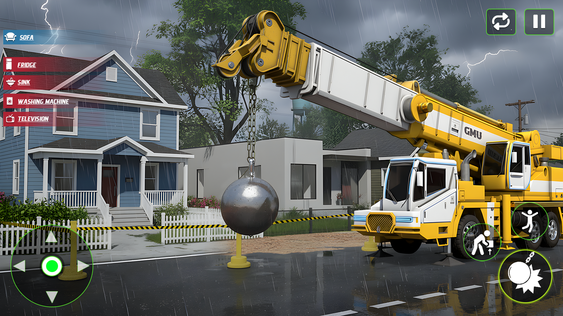 Deconstruction Demolished Simulator - Wrecking Ball Game, Building ...