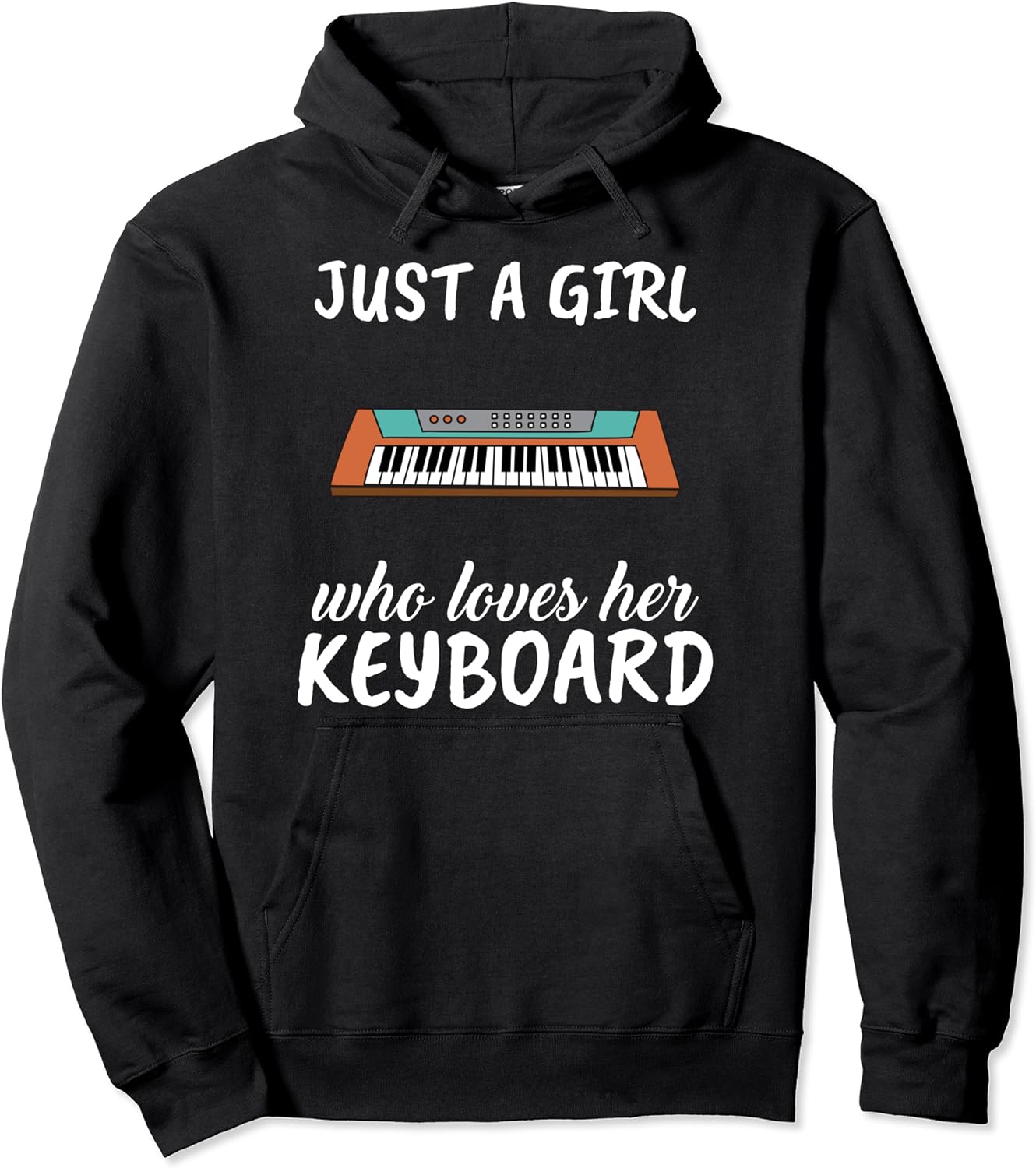 Amazon.com: Just A Girl Who Loves Her Keyboard Clothes Gift Keyboard ...