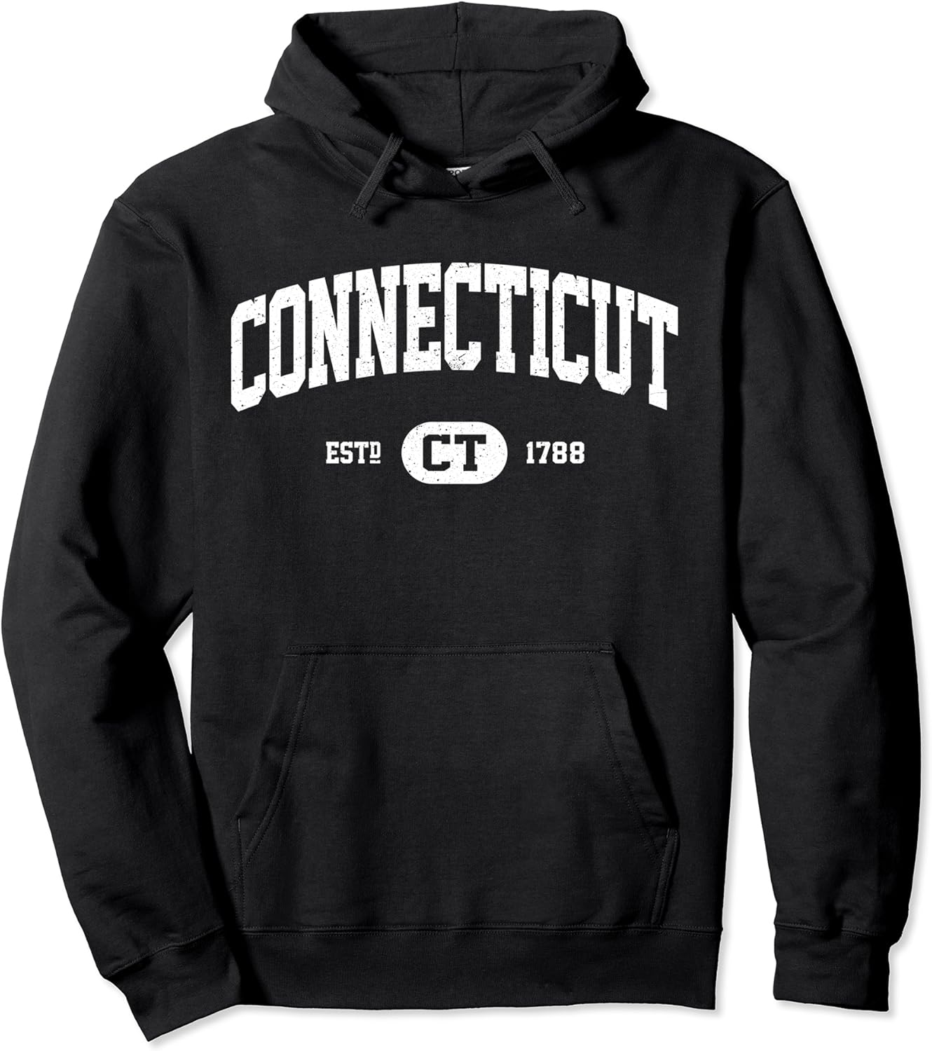 Amazon.com: Connecticut Sweatshirt Retro Vintage Connecticut Hoodie ...