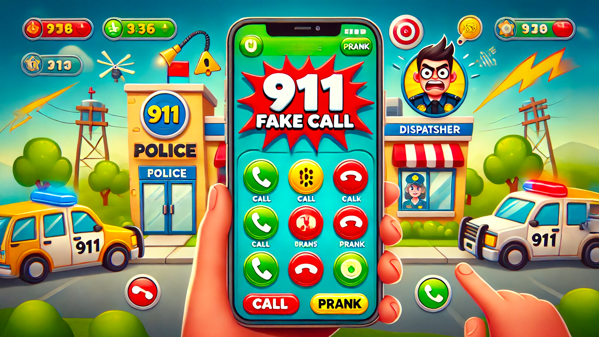 911 Prank Call Interactive 911 Police Joke Emergency Fake Video Audio