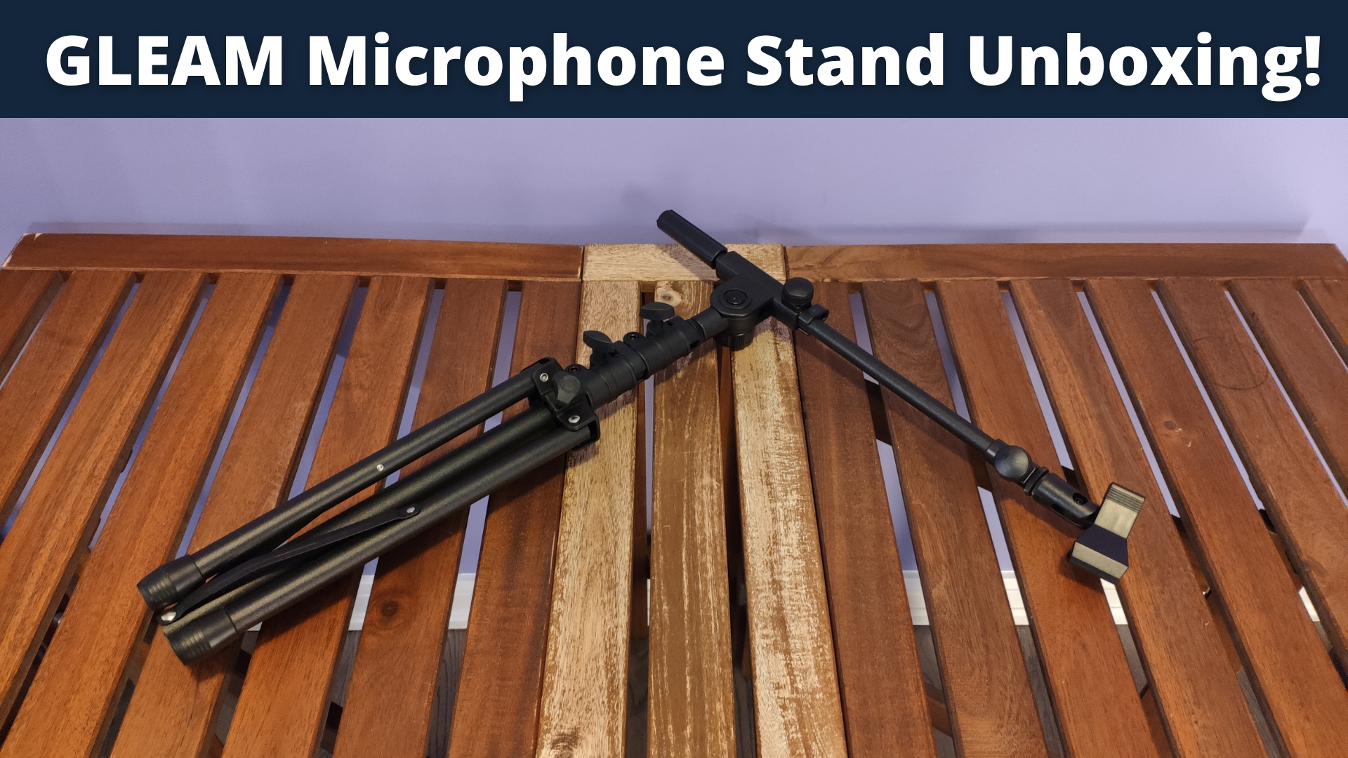 Watch GLEAM Microphone Stand Unboxing! on Amazon Live