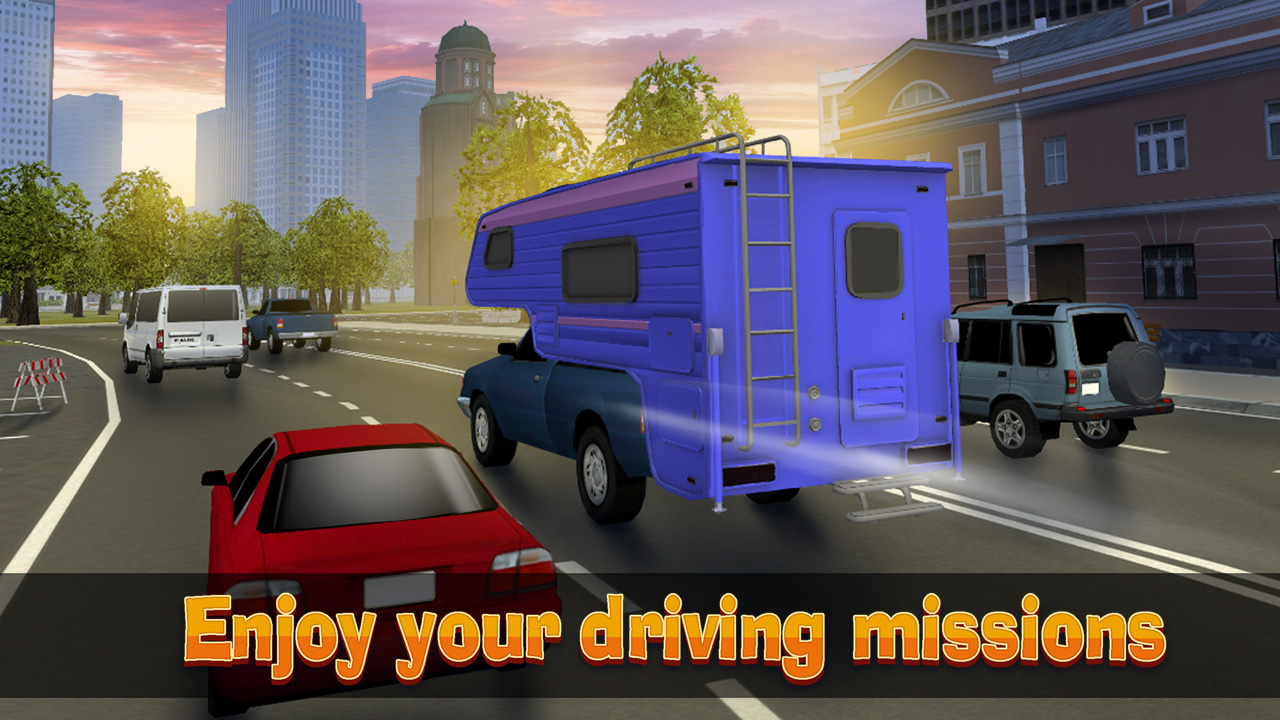 Camper Van Simulator: Park Caravan Truck | Game For Experienced Drivers ...