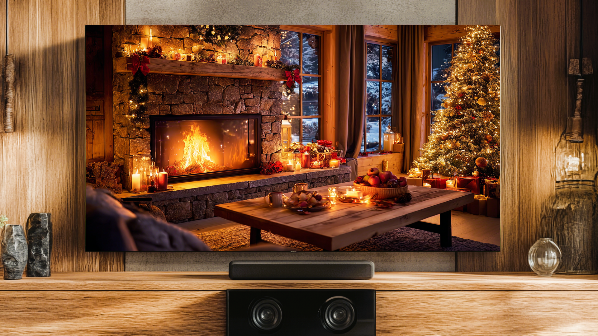 CHRISTMAS FIREPLACE SCREENSAVER 4K - App on Amazon Appstore