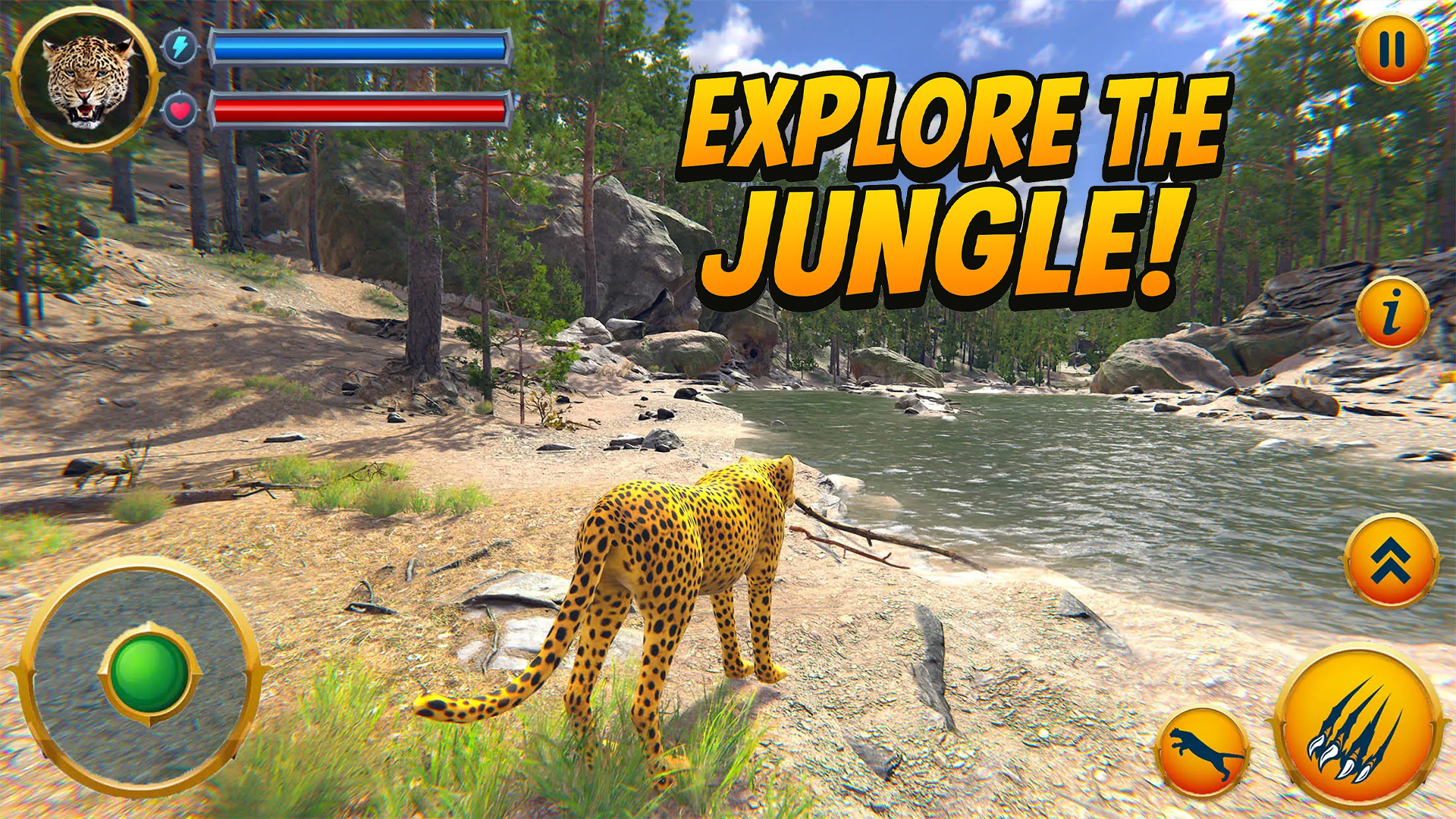 The Cheetah - In the Savanna: Animal Jungle | Cheetah Simulator & Wild ...