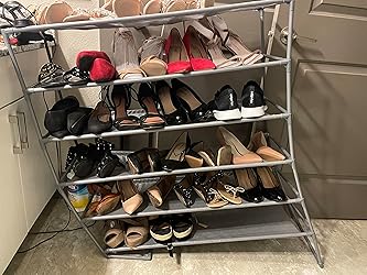 Amazon.com: Whitmor Spacemaker 6-Tier Shelves, Gunmetal : Home & Kitchen