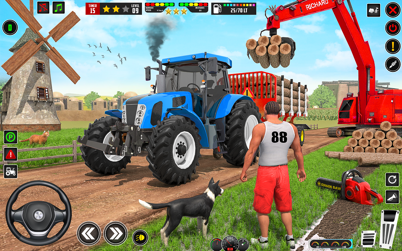 Tractor Farming Tractor Games - Real Tractor Game -Tractor Farming ...