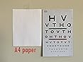 HOTV Visual Acuity Color Vision Chart 20 Feet : Amazon.co.uk: Business ...
