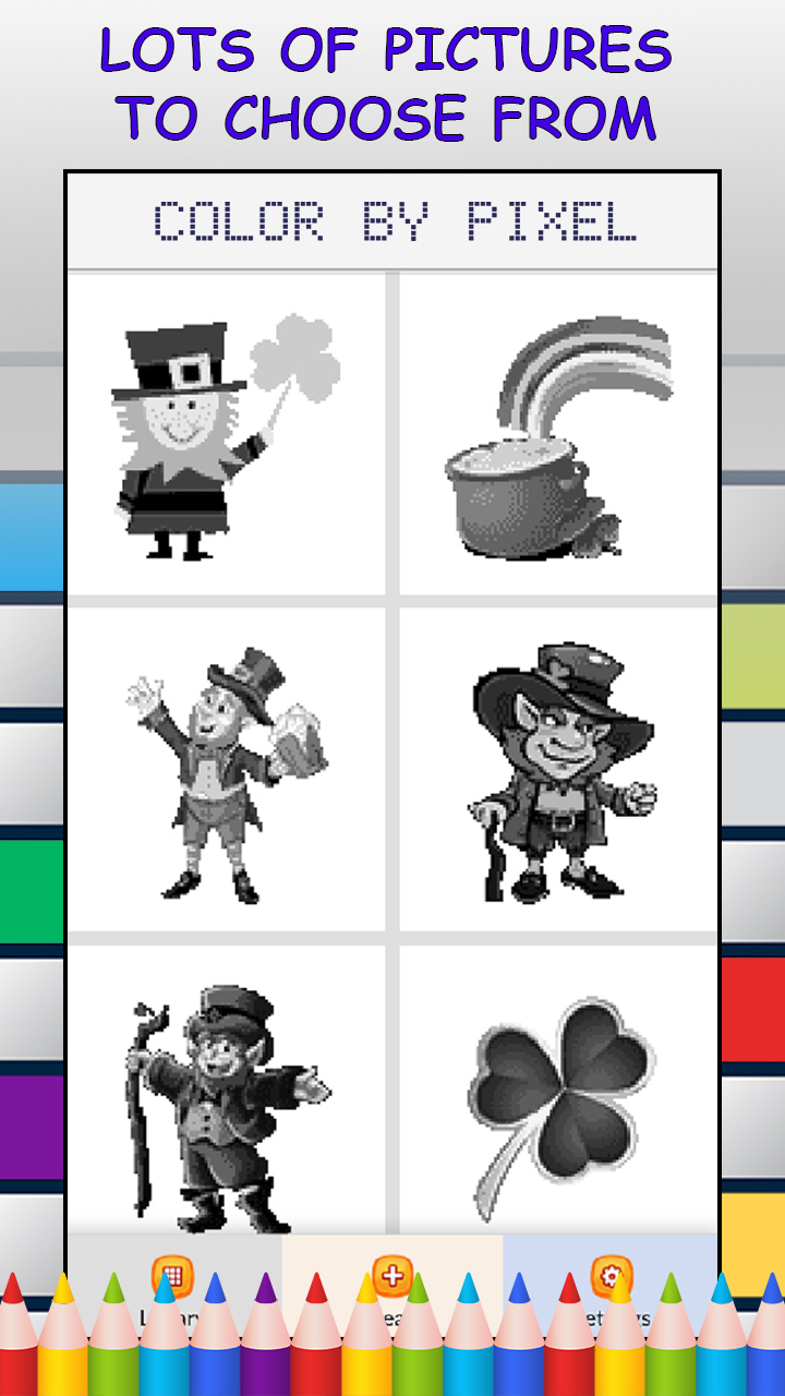 Buy Leprechauns Color by Number - No Ads Pixel Art Game - Coloring Book ...
