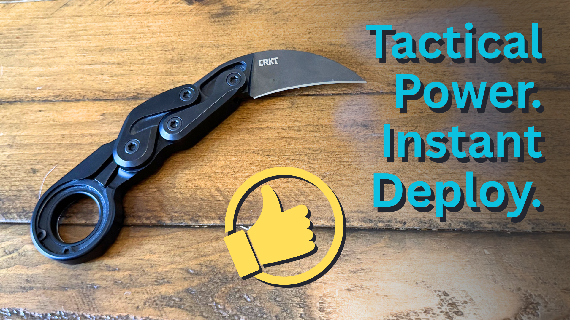 Watch Watch this knife transform in one slick motion! on Amazon Live
