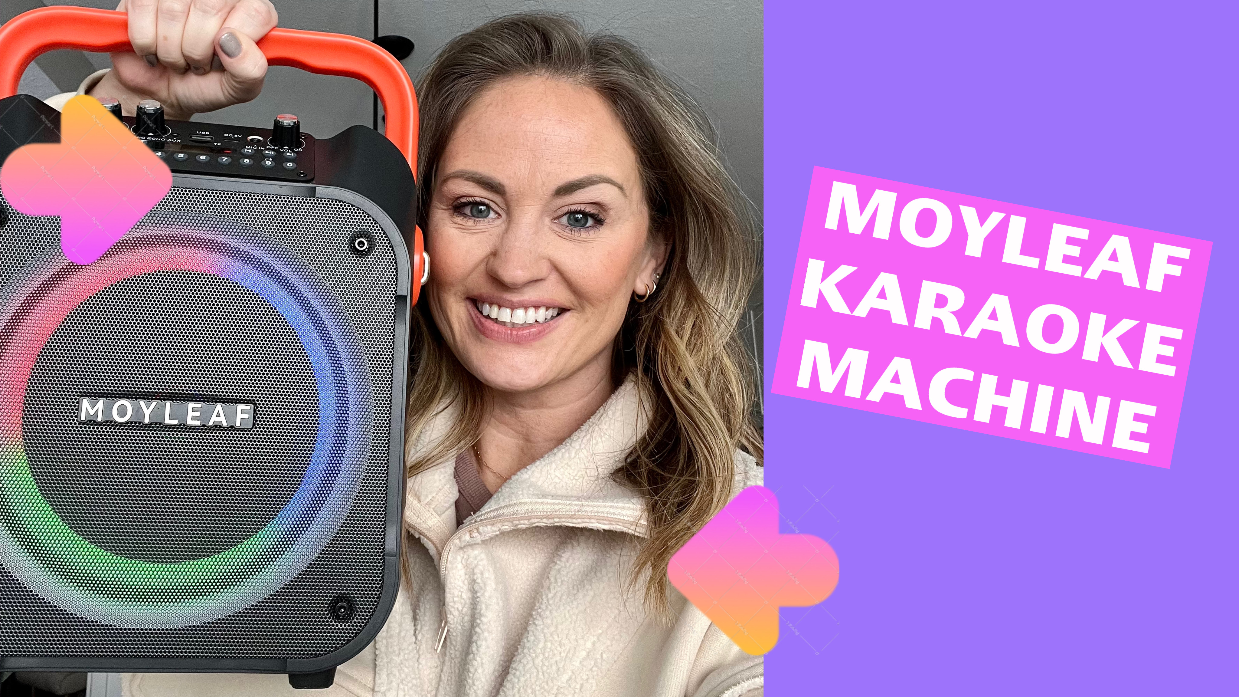 Watch My HONEST REVIEW of the MOYLEAF Karaoke Machine! on Amazon Live