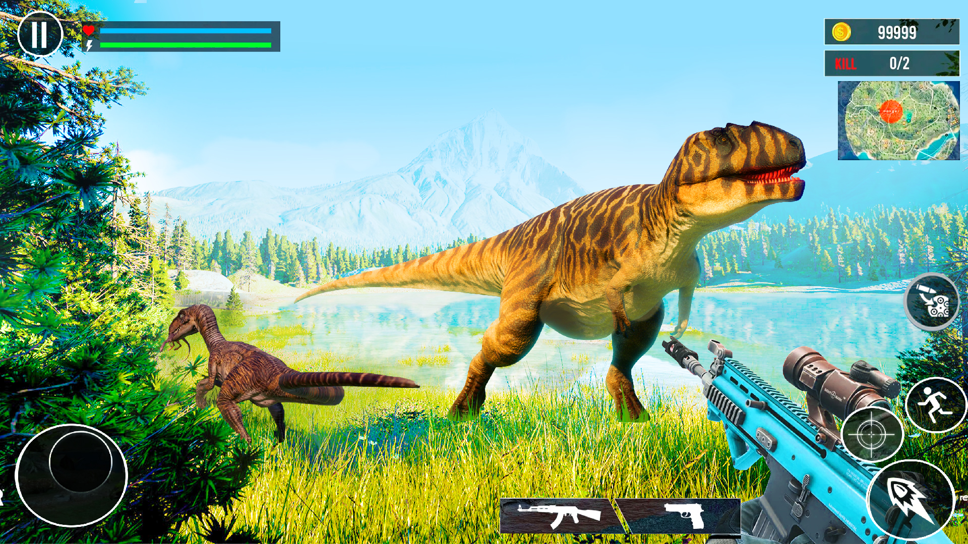 Dinosaur Hunting Games : Merge Monster Dinosaur - Sniper Shooter 3D ...