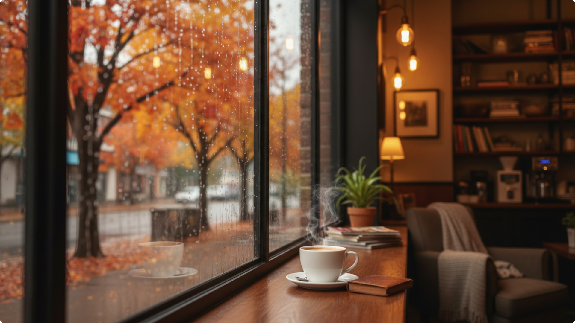 Coffee Shop Ambience 4K – Cozy Jazz Music for Study & Relax ...