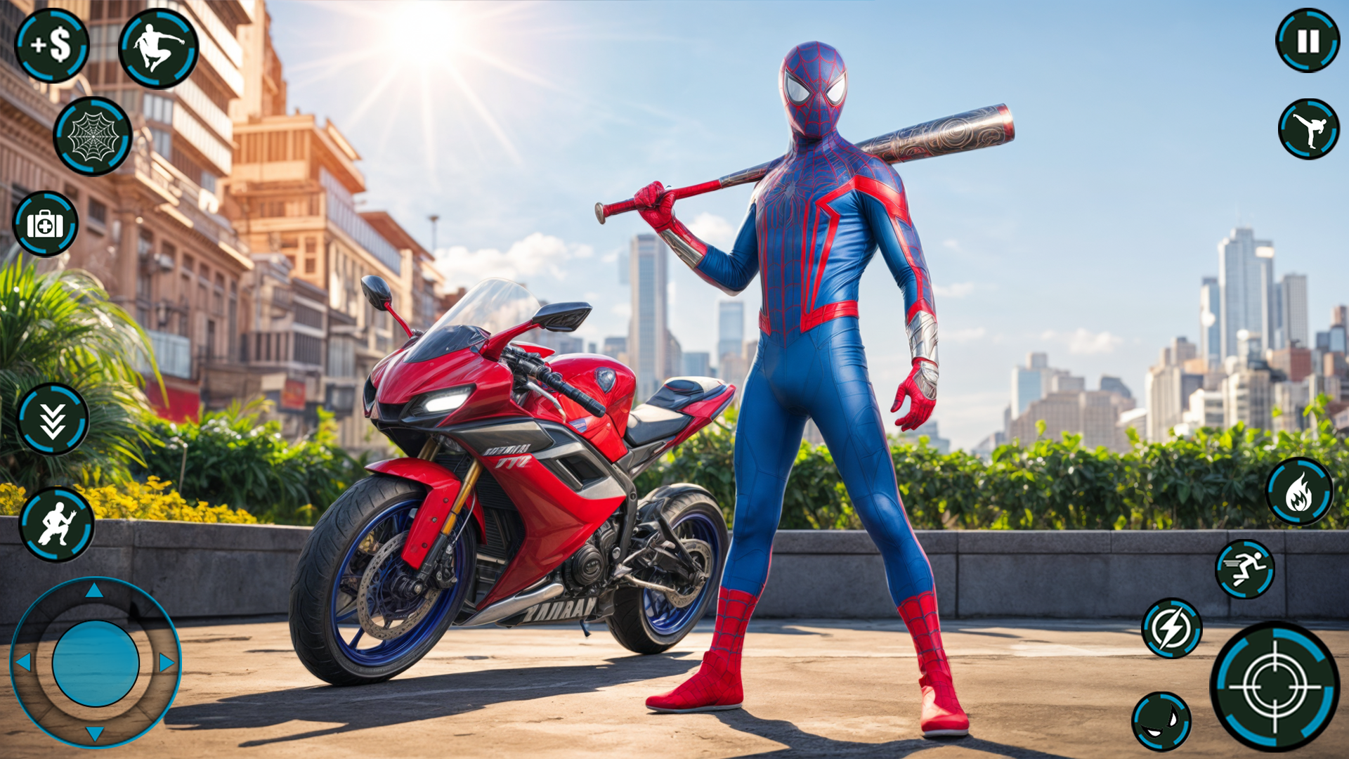 Spider Fighting Gangster City Battle : Rope Hero Games 2025 - App on ...
