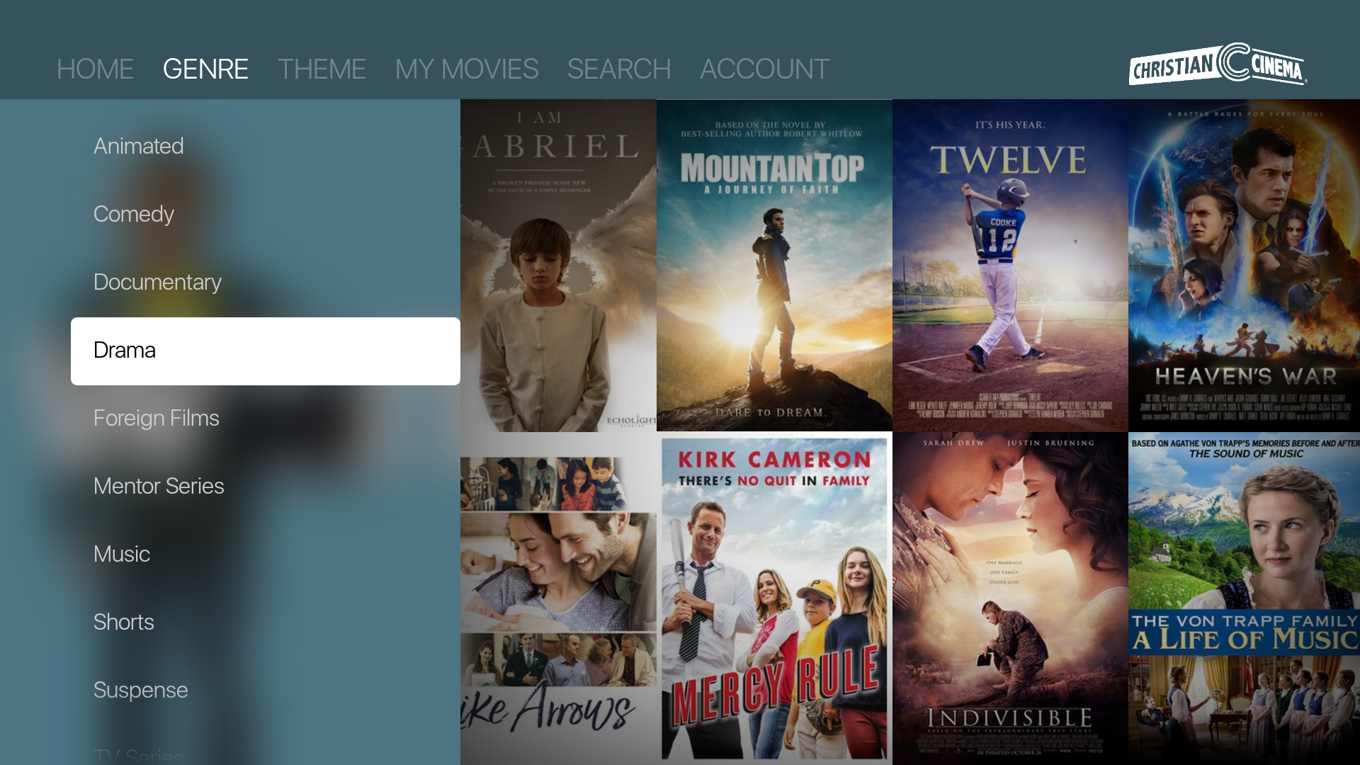 Christian Cinema - App on Amazon Appstore