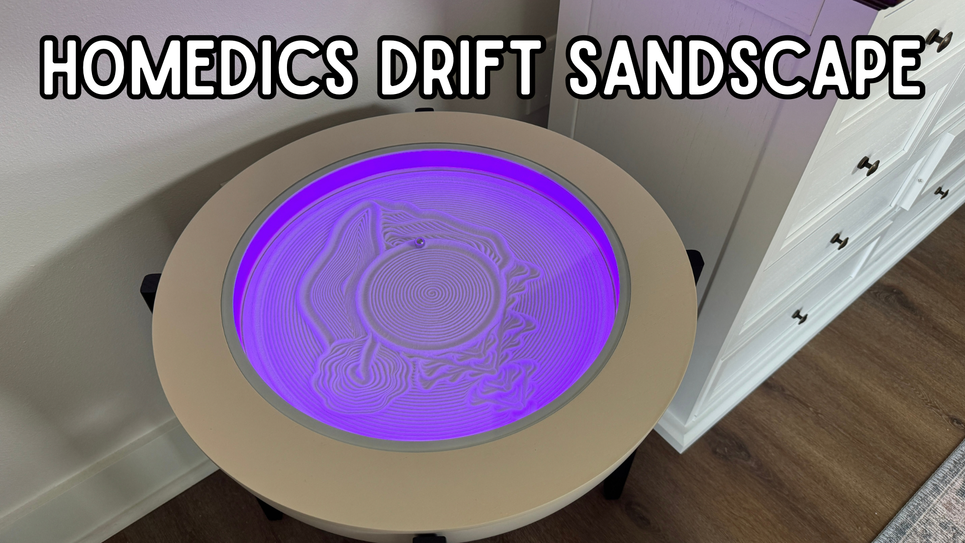 Watch Homedics Drift Sandscape Table on Amazon Live