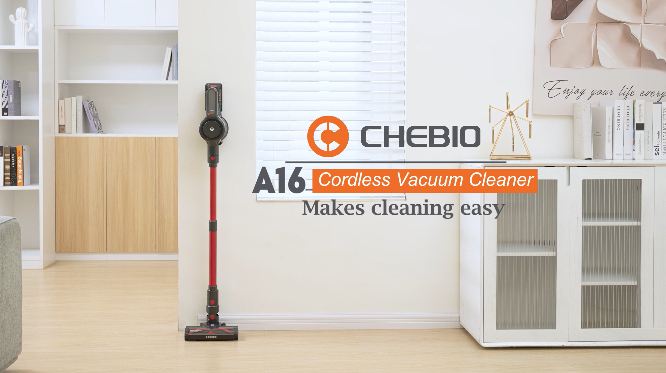 Watch CHEBIO A16 Cordless Vacuum Cleaner, Vacuum Cleaners for Home on ...