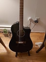 Fender CD-60 Dreadnought V3 Acoustic Guitar, Natural, with Case ...
