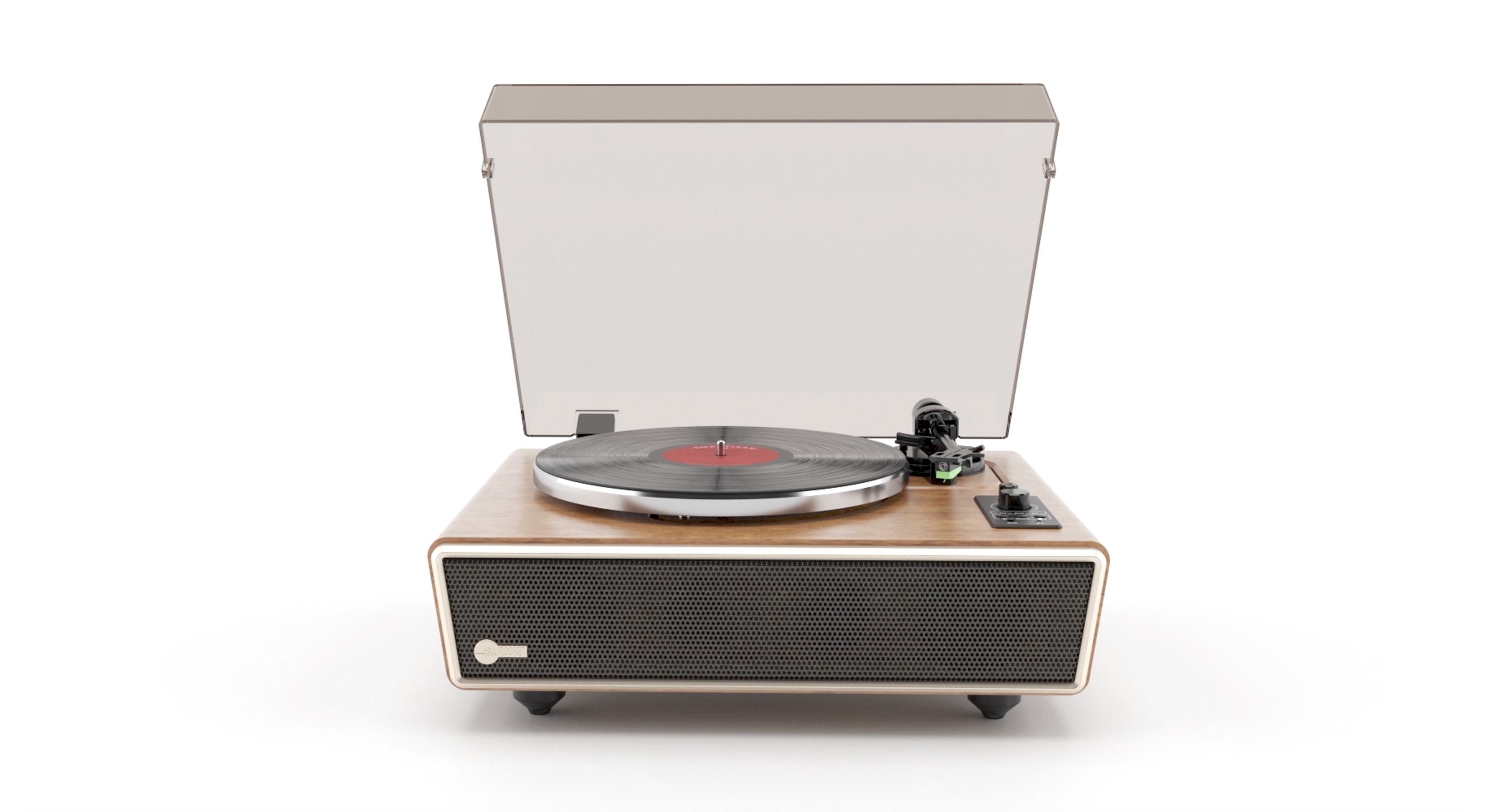 Watch Arkrocket Huygens 2-Speed Bluetooth Record Player with Built-in ...