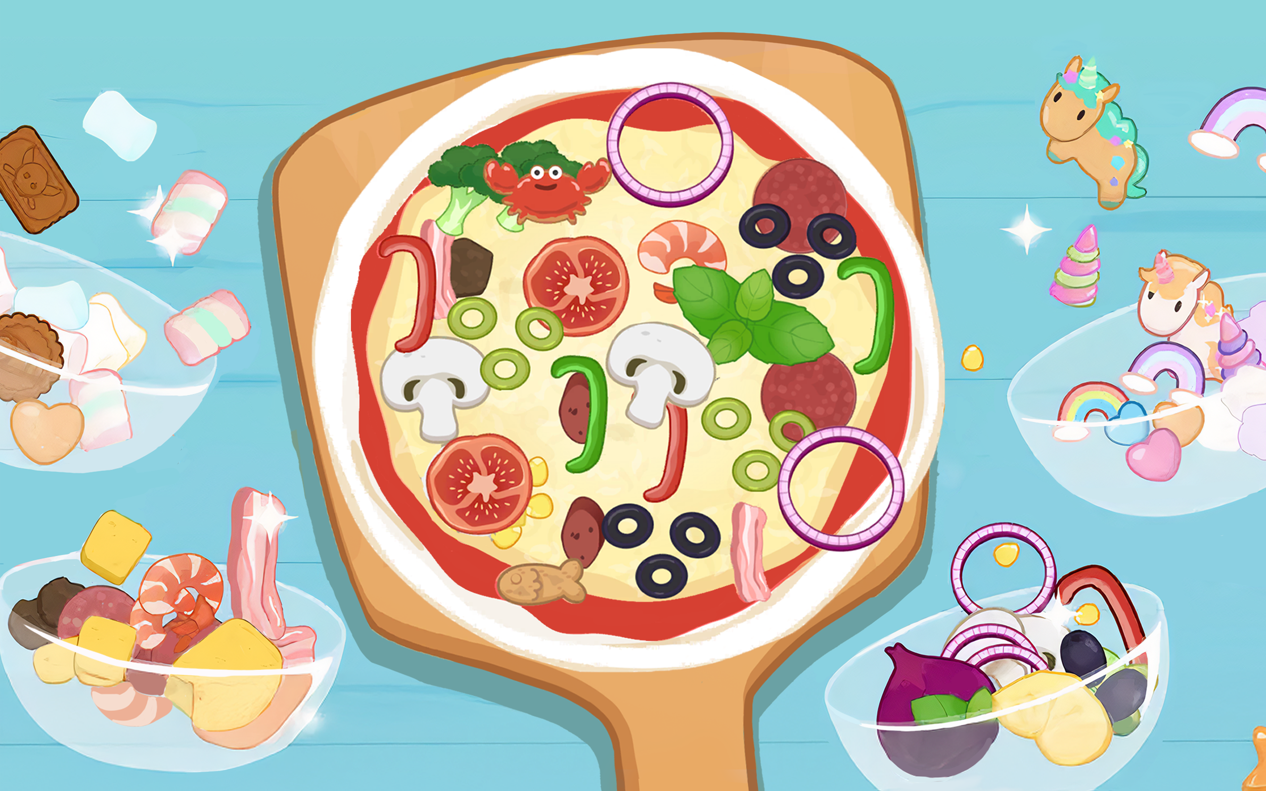 Pizza Maker: Fun Kids Games. Easy Pizza-Making and Food-Cooking ...