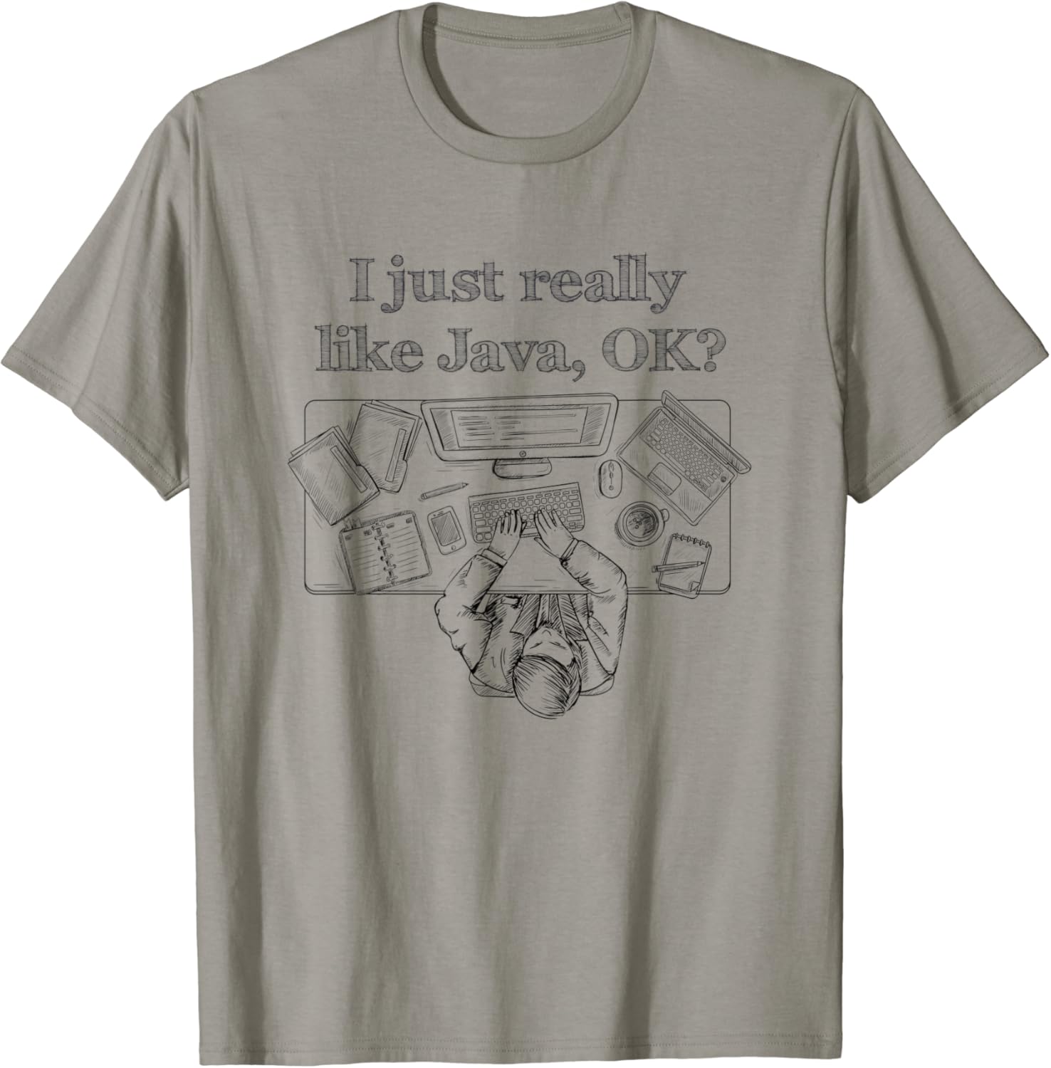 Amazon.com: Funny I Just Really Like Java Programming T-Shirt ...
